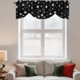 Dog Paw Prints Tie Up Valances Curtain, Gray White Cat Paws Animal ...