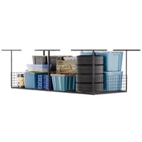 Heavy-Duty Overhead Garage Storage Rack 4x8ft, Adjustable Ceiling Mount ...