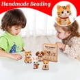 Tiny 3D Beaded Animal DIY Kit, Easy DIY Beading Embroidery Kit with 4 ...