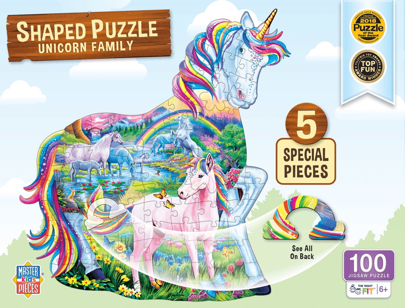 G51393 5050203513932, 108 PCS PUZZLE UNICORN 13CM X 12CM ￡4.80 ...