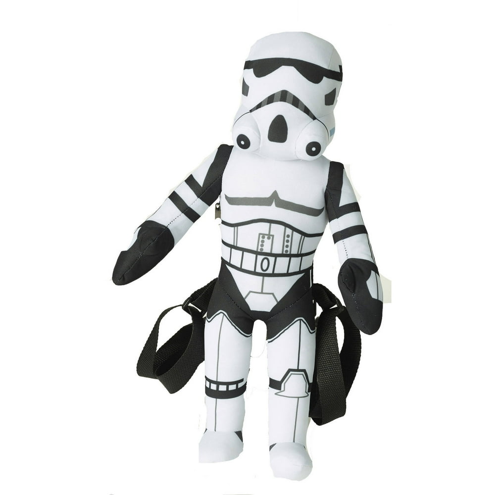 Star Wars - Star Wars 17" Plush Storm Trooper Backpack - Walmart.com ...
