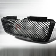 SHZAITOR Front Bumper Grille High Gloss Black Frame with Base Assembly ...