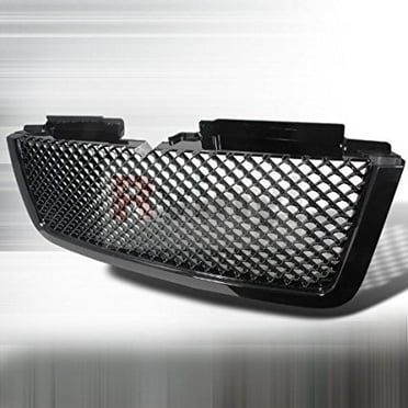 SHZAITOR Front Bumper Grille High Gloss Black Frame with Base Assembly ...