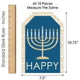 Big Dot of Happiness Happy Hanukkah - Hanging Vertical Paper Door ...