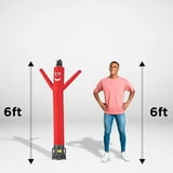 LookOurWay 6ft Animated Rotating Air Dancers Inflatable Tube Man Set ...