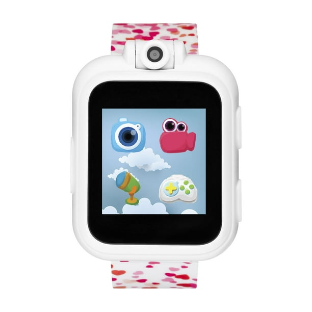 iTech Junior White with Heart Print Kids Smart Watch ITE13593W06A-WPT ...