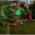 Fufafayo Solar Wind Spinner, Metal Wind Spinner, Solar Wind Spinner ...