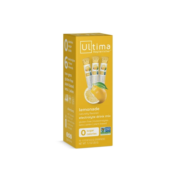 Ultima Replenisher Electrolyte Powder, Sugar Free Hydration Packets ...