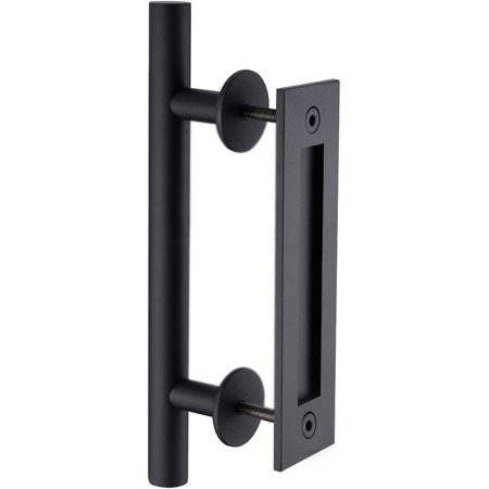 Hetai Door Pulls and Handles Hardware Pull and Flush Door Handle Set ...
