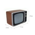 Farfi Resin Retro TV Model Miniature 1/12 Doll House Appliances Living ...