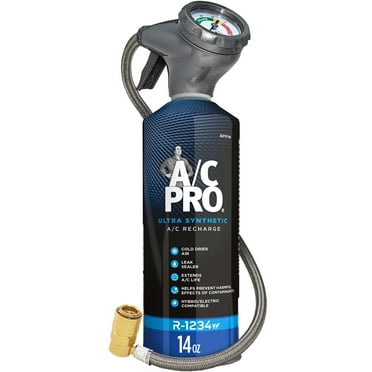 A/C Pro ACP-100 Ultra Synthetic R-134a Car Refrigerant Kit - 20 OZ ...