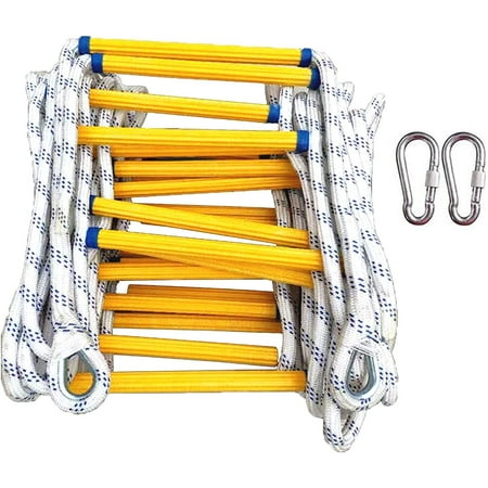 Outdoor Evacuation Rope Ladder Emergency Fire Escape Ladder Nylon ...