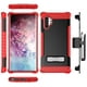 Case with Clip for Galaxy Note 10 Plus, Red Tri-Shield [Military Grade ...
