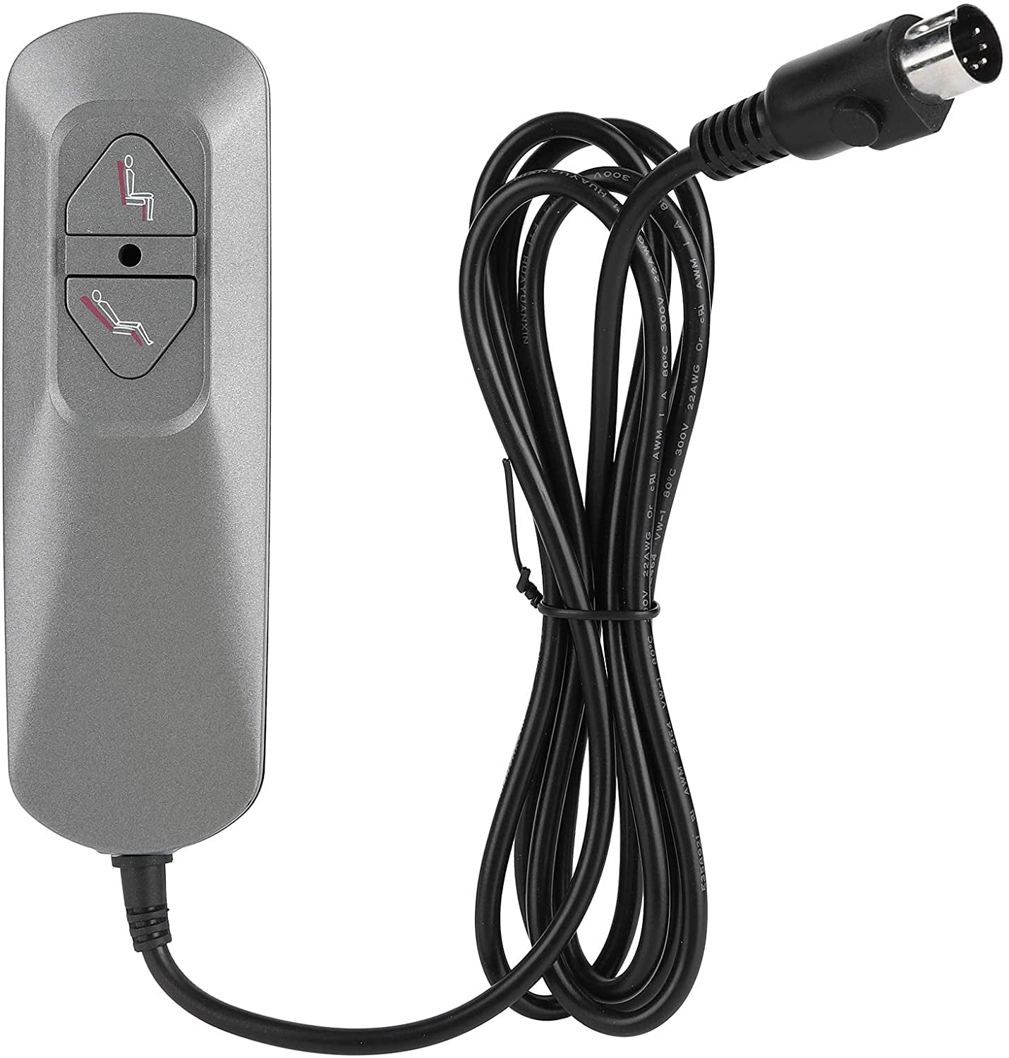 2 Button 5 Pin Remote Handset Controller Hand Control Electric Recliner ...