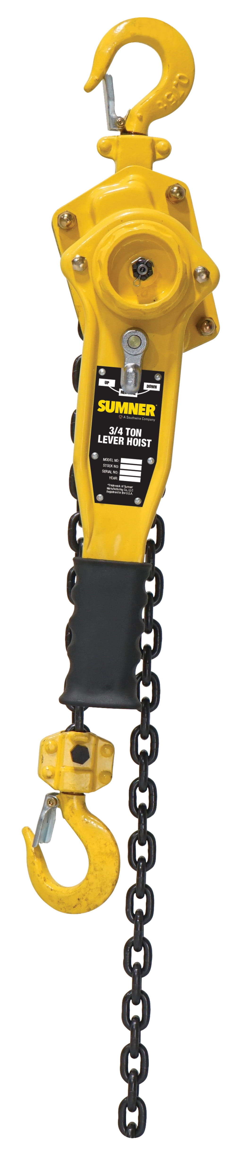 Sumner 3/4 Ton Lever Hoist With 15 Ft. Chain Fall - Walmart.com