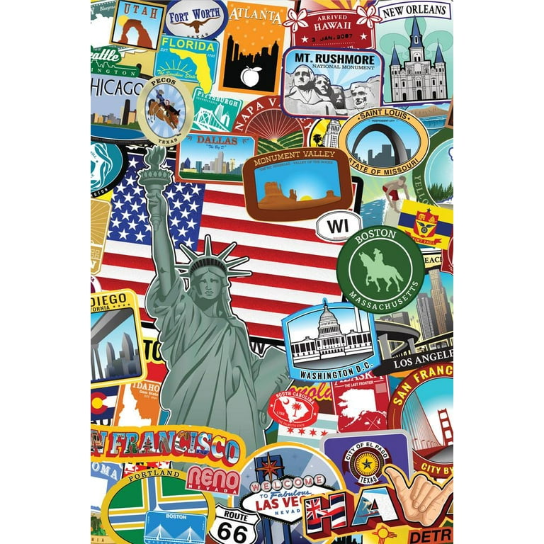 American Landmarks Collage
