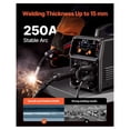 250A MIG Welder 5-in-1 Pro Pulse MIG Welding Machine - Gas/Gasless, TIG ...