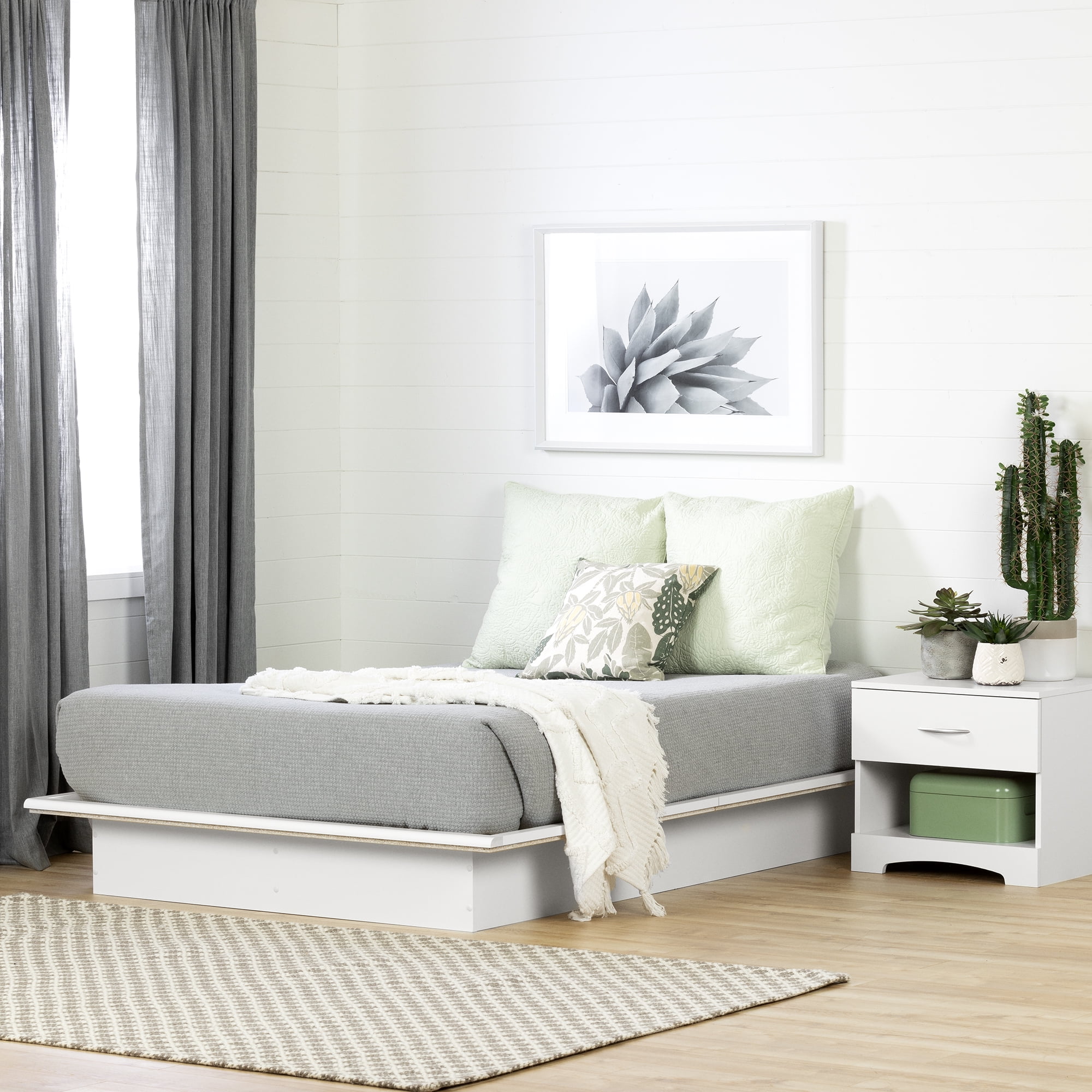 Click here for South Shore Step One Full Platform Bed  In Pure Wh... prices