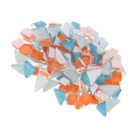 Destyer Assorted Craft Glass Pieces Stones Vibrant Mosaic Tiles for ...