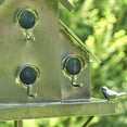 Zaer Ltd. Large Galvanized-Colored Multi-Birdhouse Stakes, Room for 4 ...