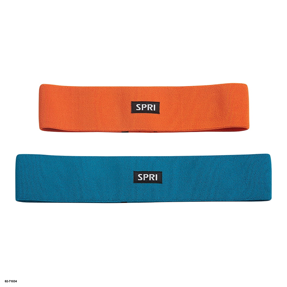 SPRI Hip Bands, 2-Pack of Fabric Resistance Loop Bands - Walmart.com