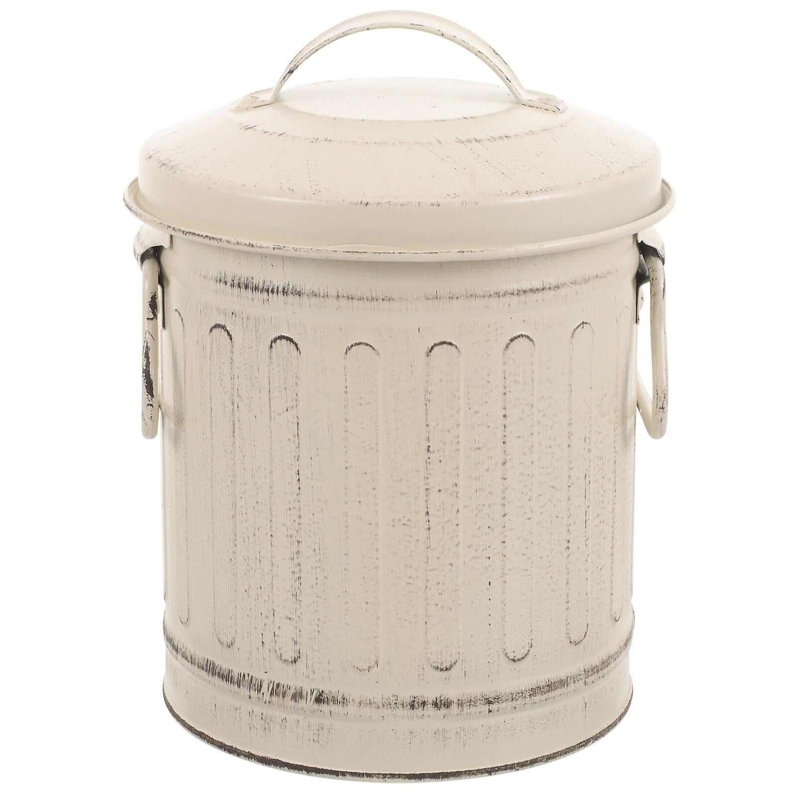 Fireplace Ash Bucket Metal Ash Bucket With Lid Metal Storage Bucket ...