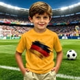 2026 Summer Loose Fit Short Sleeve Top For Kids Soccer Graphic T-Shirt ...