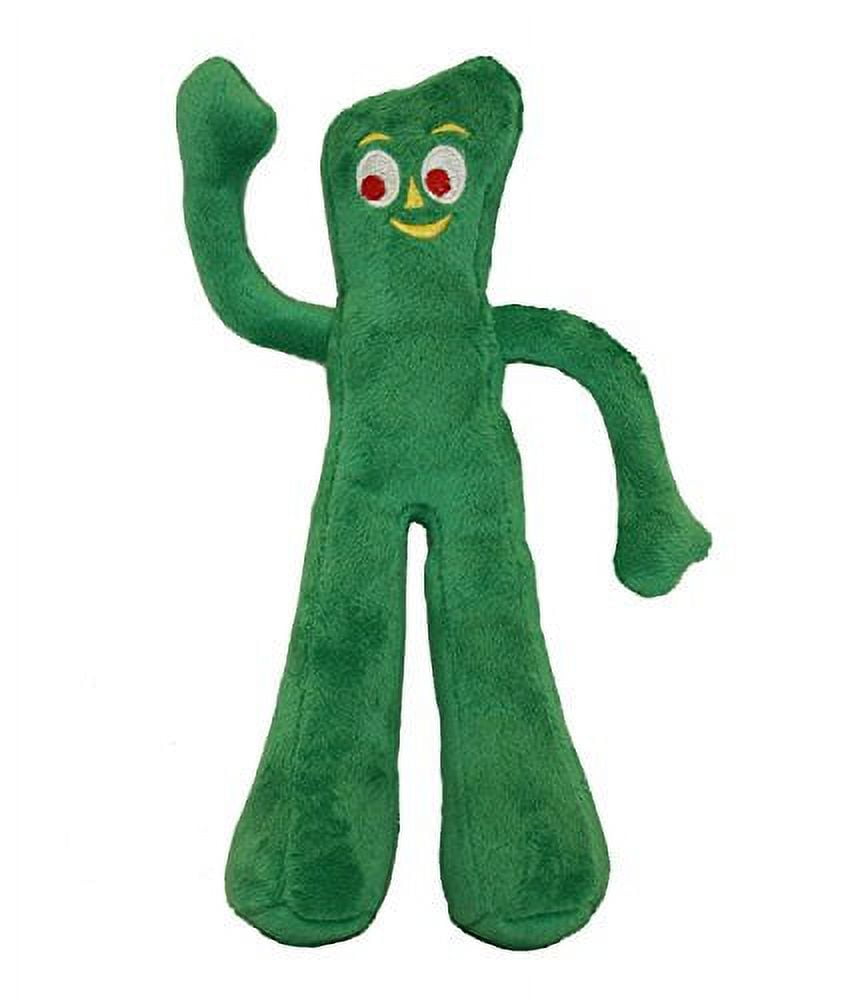Multipet Gumby Plush Filled Dog Toy, Green, 9 inch (Pack of 1 ...