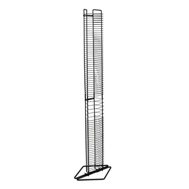 Atlantic Folding CD/DVD/Blu-Ray Organizer Steel-Wire Media Tower ...