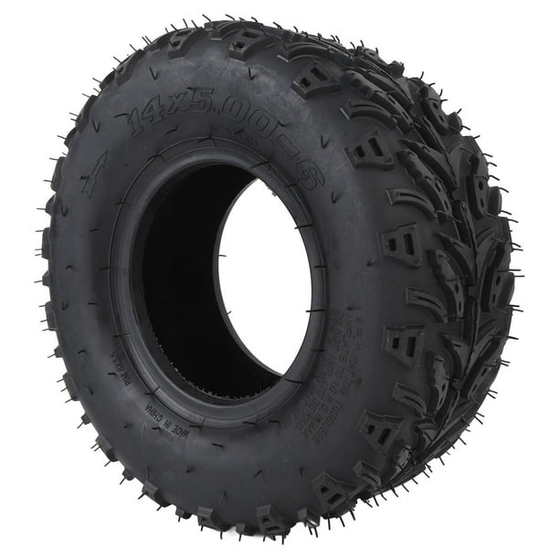 Tire 14x5.00-6 Front Wheel Tire with Rim Rubber Tubeless Vacuum Tire ...