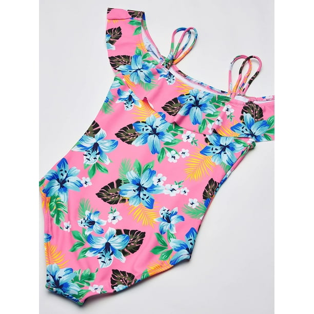 Kanu Surf Girls Peggy Upf 50 Beach Sport Off Shoulder One Piece