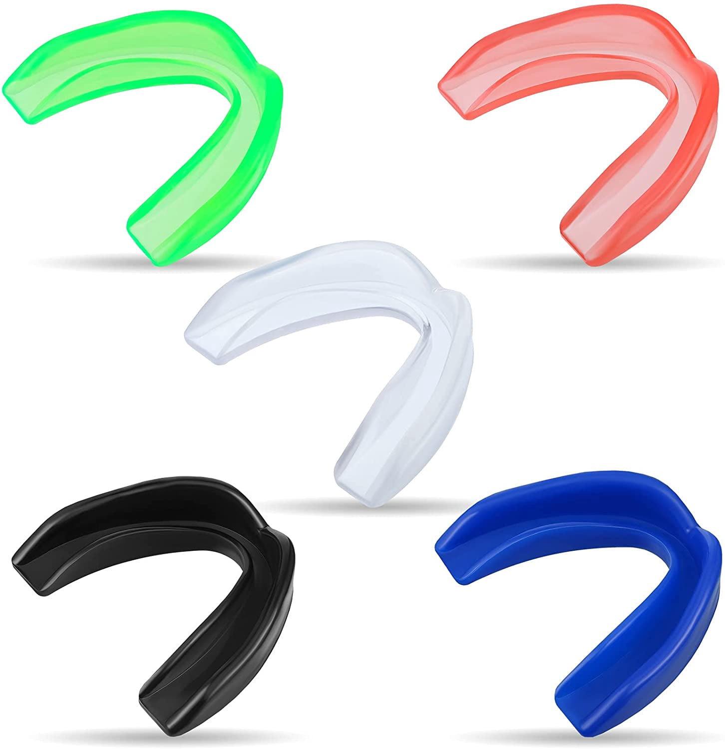 5 Pieces Sports Mouth Guards Adults and Junior Mouth Guard Sports ...