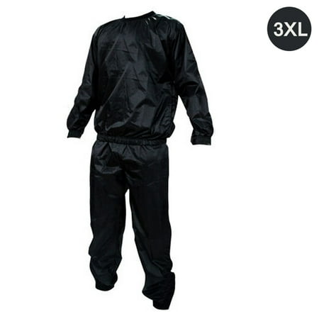 5set ACCEDE PVC Thickened Black Heavy Duty Sweat Sauna Suit Tracksuit ...
