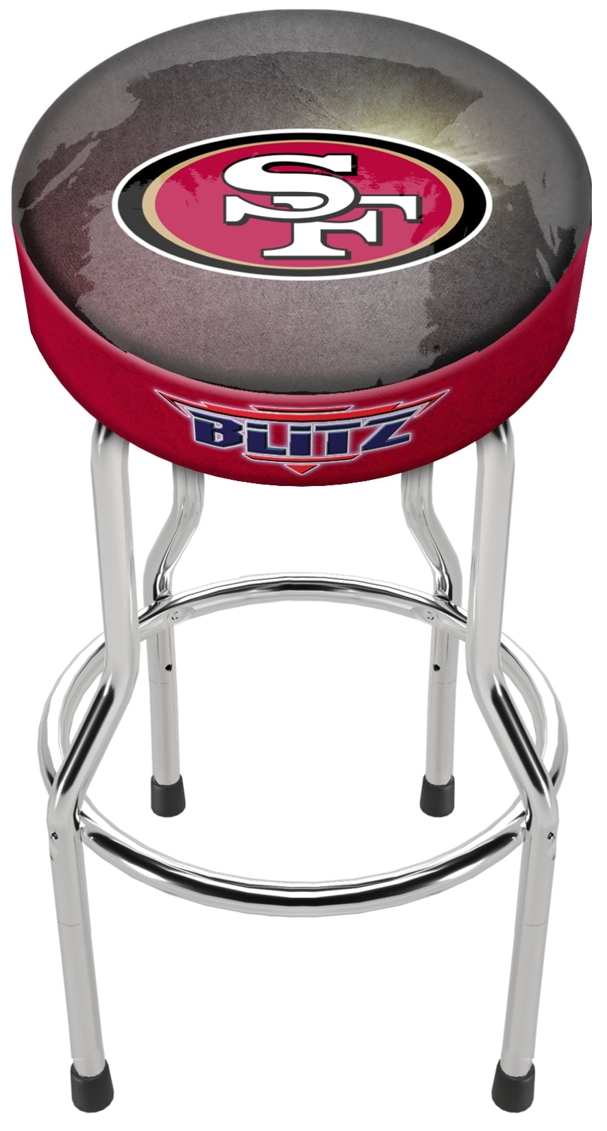 San Francisco 49ers Adjustable NFL Blitz Team Pub Stool, Arcade1Up ...