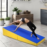 Costway Folding Incline Mat Slope Cheese Gymnastics Gym Aerobics Wedge ...