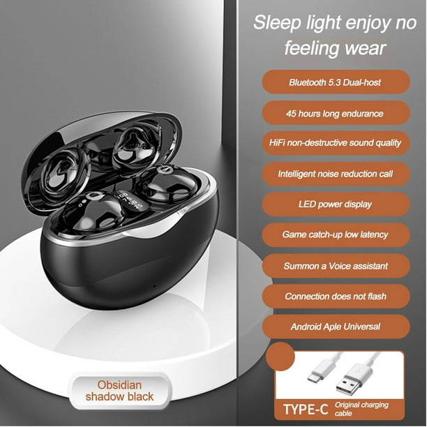 S800 Pro X6 Mini Auriculares Inalámbricos Bluetooth 5.3 TWS Semi-In-Ear Con Cancelación De Ruido ...