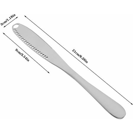 Butter Knife with Holes, Thickened Stainless Steel Butter Spreader ...