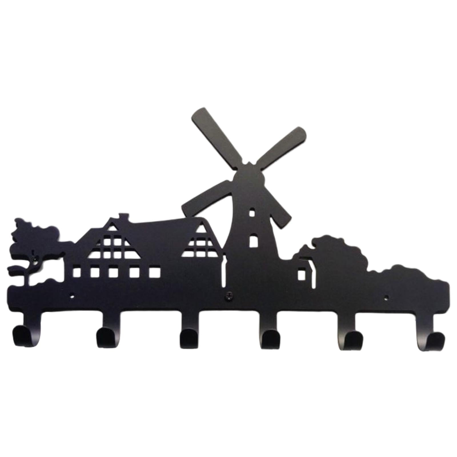 Wall Hanger Holder Hook Rack Wall Mounted for Bathroom Windmill ...