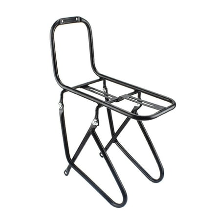 Steel Bike Front Rack, Carrier Black Panniers Bag Luggage Shelf ...