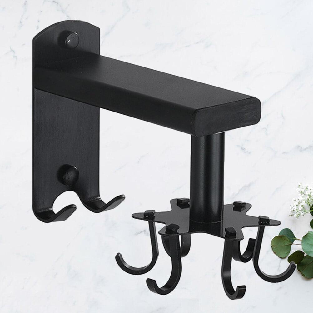 Space Aluminum Rotatable Hanger Multifunction Kitchen Hooks Wall ...
