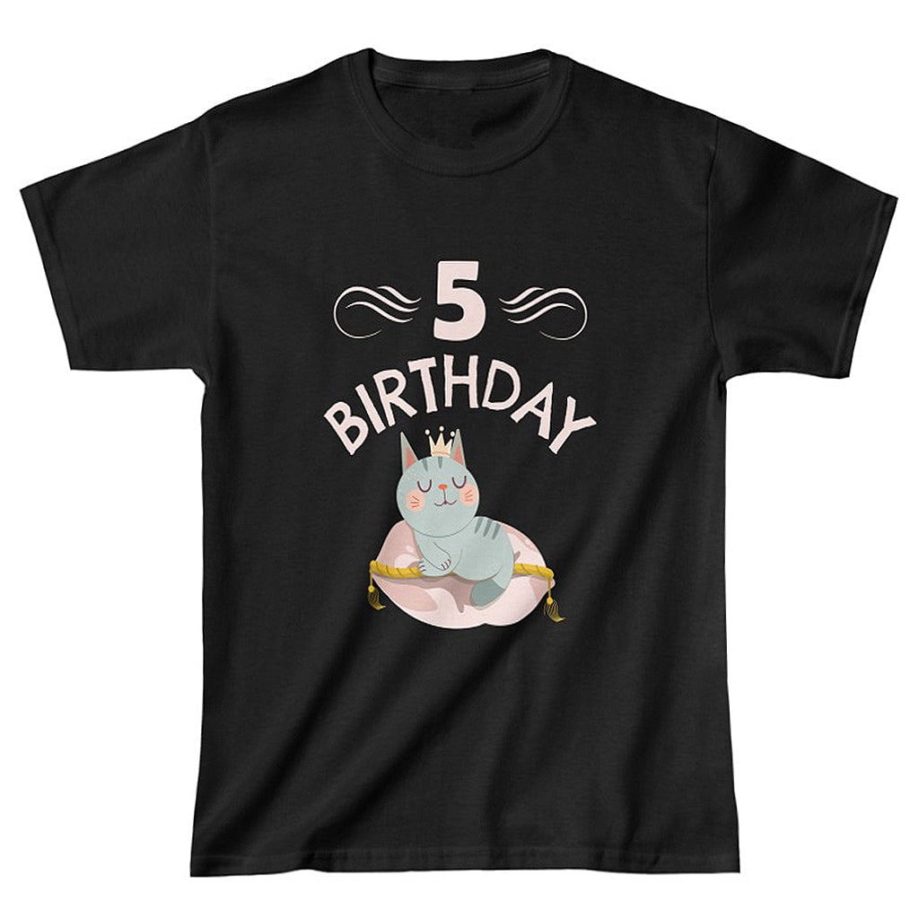 5th Birthday Girl Shirt 5 Year Old Girl Birthday Shirt Cat Shirts For 5th-birthday-girl-shirt-5-year-old-girl-birthday-shirt-cat-shirts-for