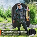 "Costway Inflatable Fishing Float Tube, 350 lbs Capacity, PVC & 600D ...
