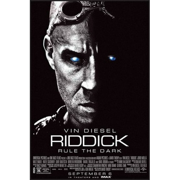 Riddick Movie Poster 24Inx36In Poster Art Poster 24x36 Unframed, Age ...