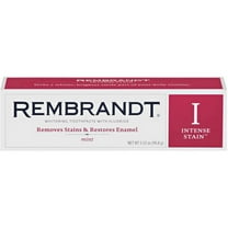 Rembrandt Intense Stain Whitening Toothpaste, Mint Flavored Dental ...