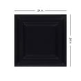 232-Economy 2 ft. x 2 ft. PVC Lay-in Ceiling Tile in Black Glossy (40 ...