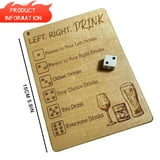 BJBSJSZ Party Drinking Dice Game, Funny Social and Interactive Board ...