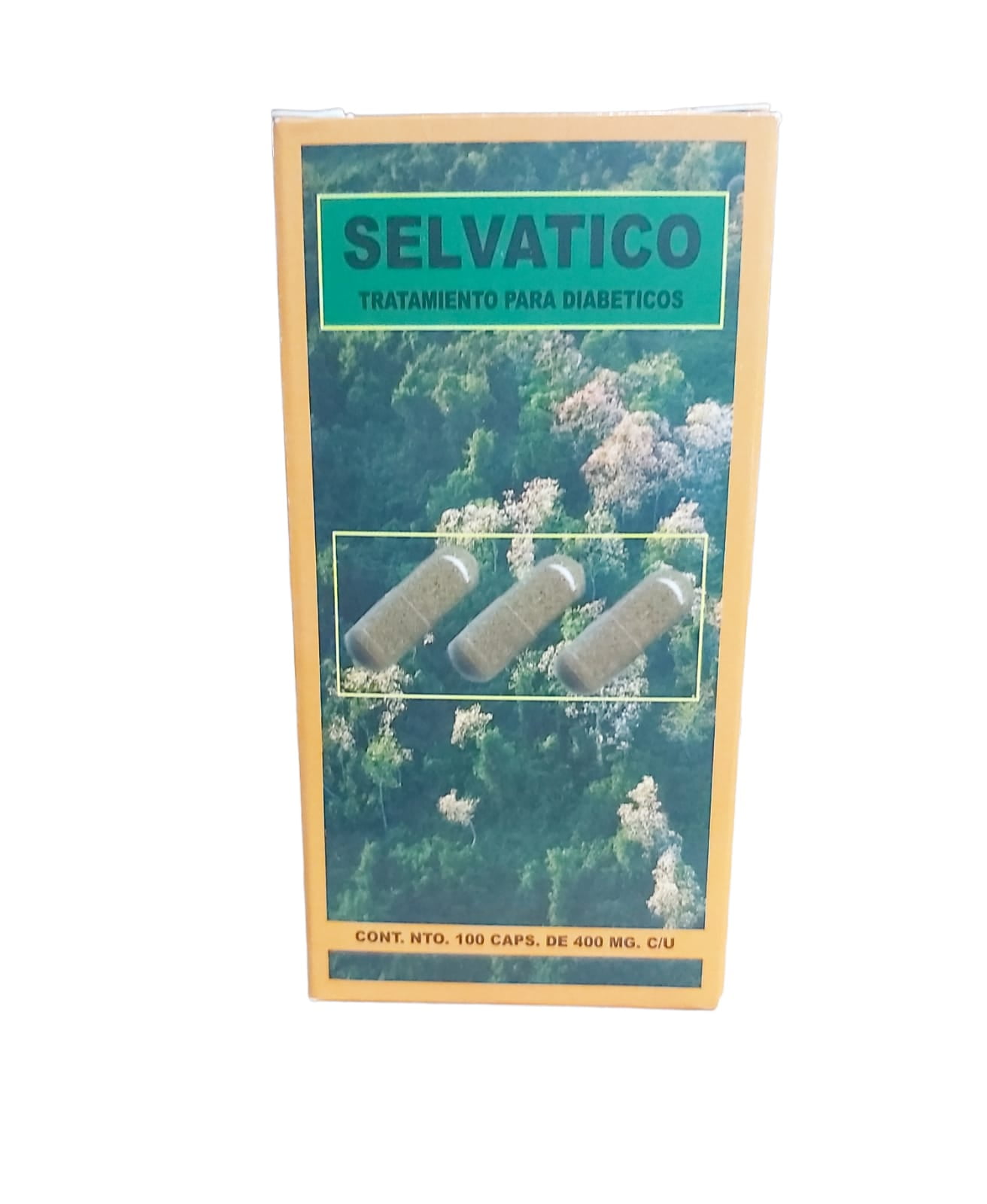 Capsulas de Selvatico Centro Botanico Azteca 100 caps de 400 mg ...