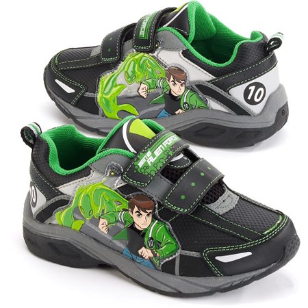 Ben 10 - Ben 10 - Boys' Velcro Athletic Sneakers - Walmart.com