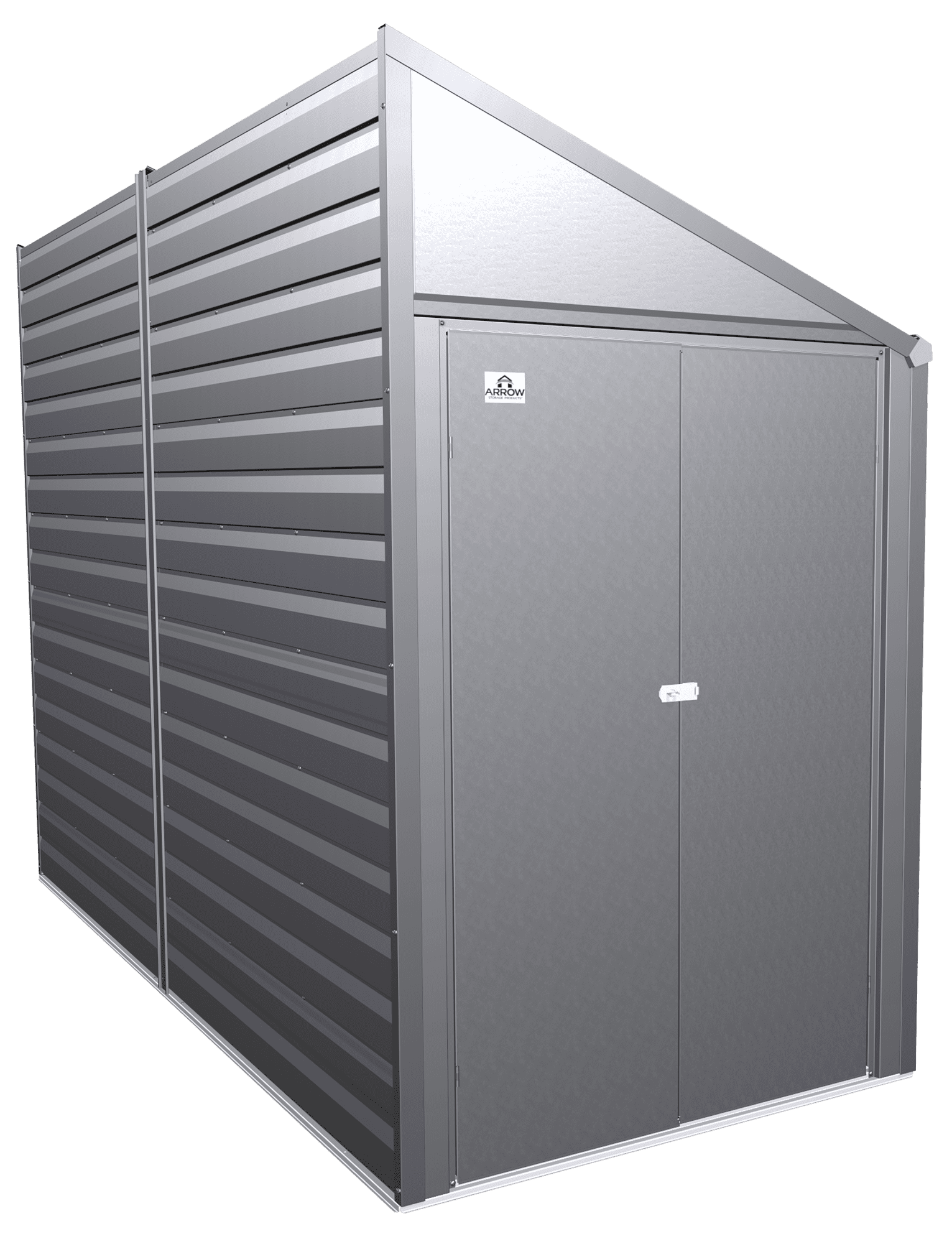 Yardsaver® 4 x 10 ft Steel Storage Shed Pent Roof Galvalume® - Walmart.com