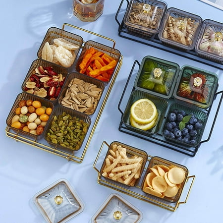 kurtrusly Nordic Caddy Serving Platter Dessert Dividing Plate for ...